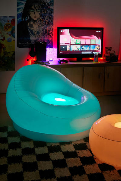 Light-Up LED Inflatable Chair | Urban Outfitters