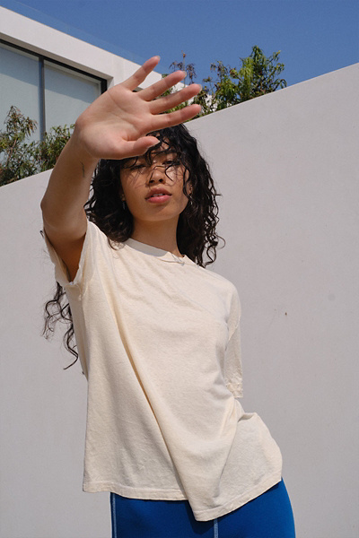 Back Beat Co. Hemp + Organic Cotton Tomboy Tee | Urban Outfitters