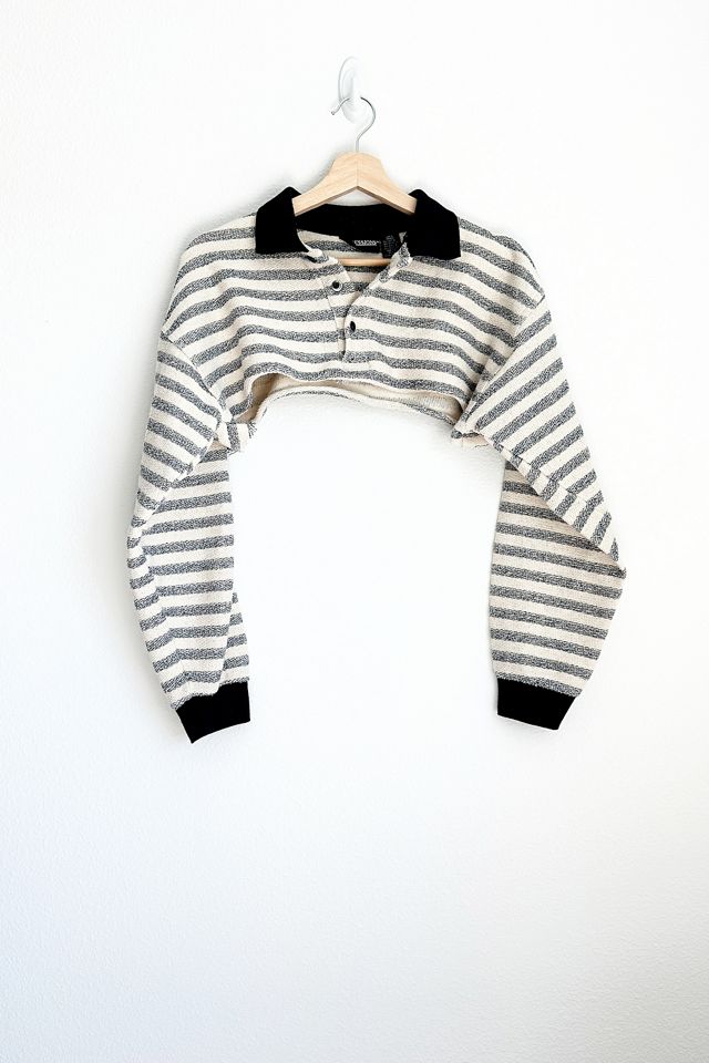 Vintage Reworked Cropped Collared Sweater | Urban Outfitters