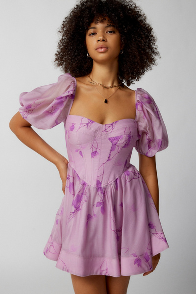 Bardot Kiah Corset Mini Dress | Urban Outfitters