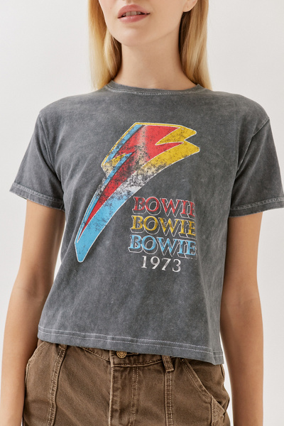 David Bowie 1973 Alexa Baby Tee | Urban Outfitters