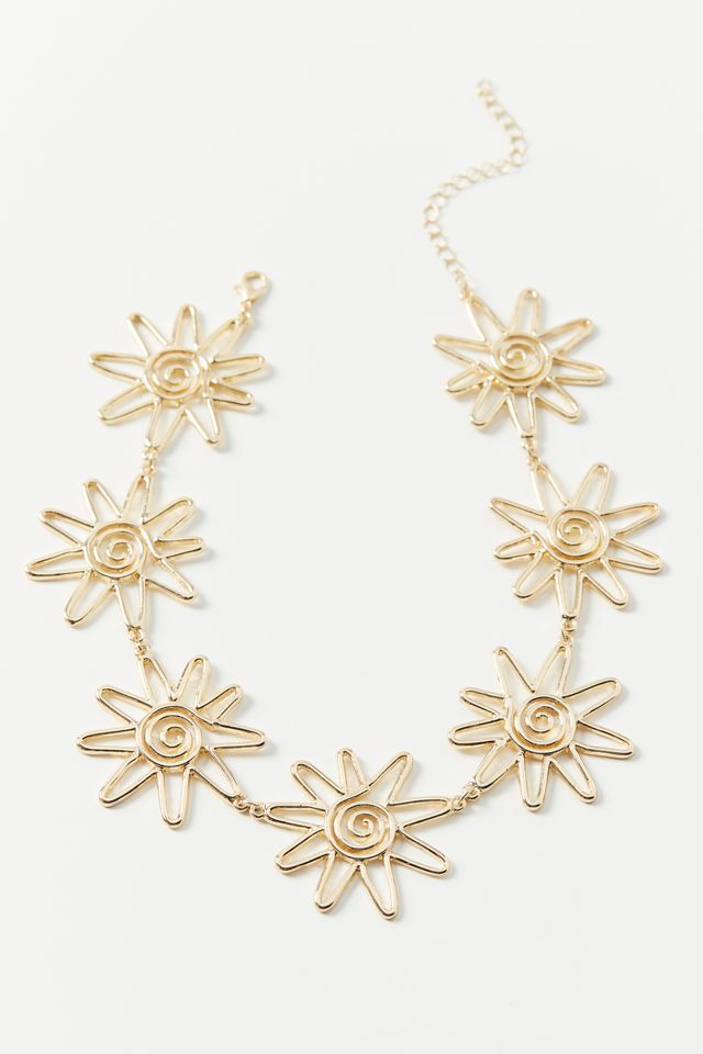 Statement Sun Choker Necklace | Urban Outfitters