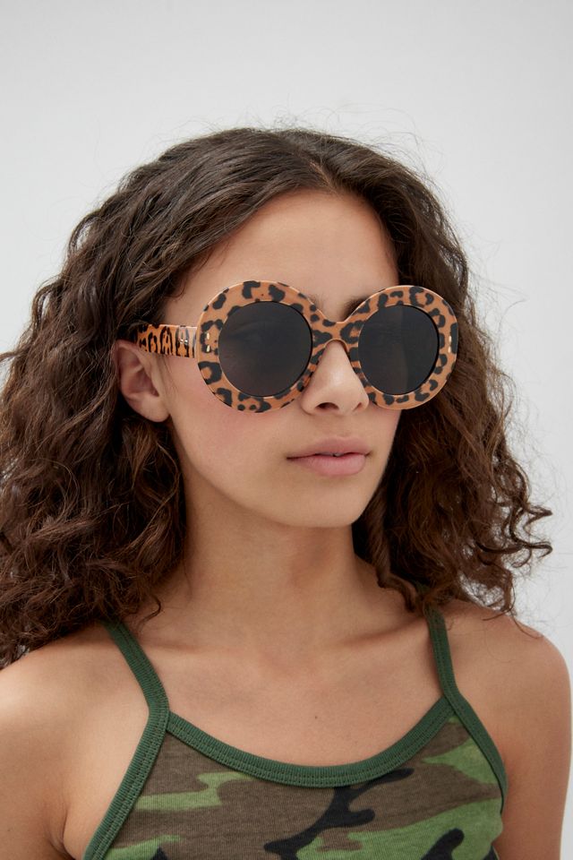 Lulu Oversized Round Sunglasses | Urban Outfitters
