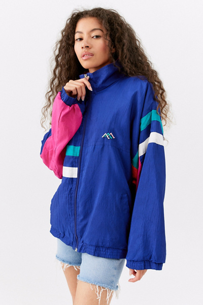 Urban Renewal Vintage Colorblock Windbreaker Jacket | Urban Outfitters