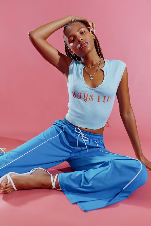 Boys Lie Blue Rebel Studded Tank Top | Urban Outfitters