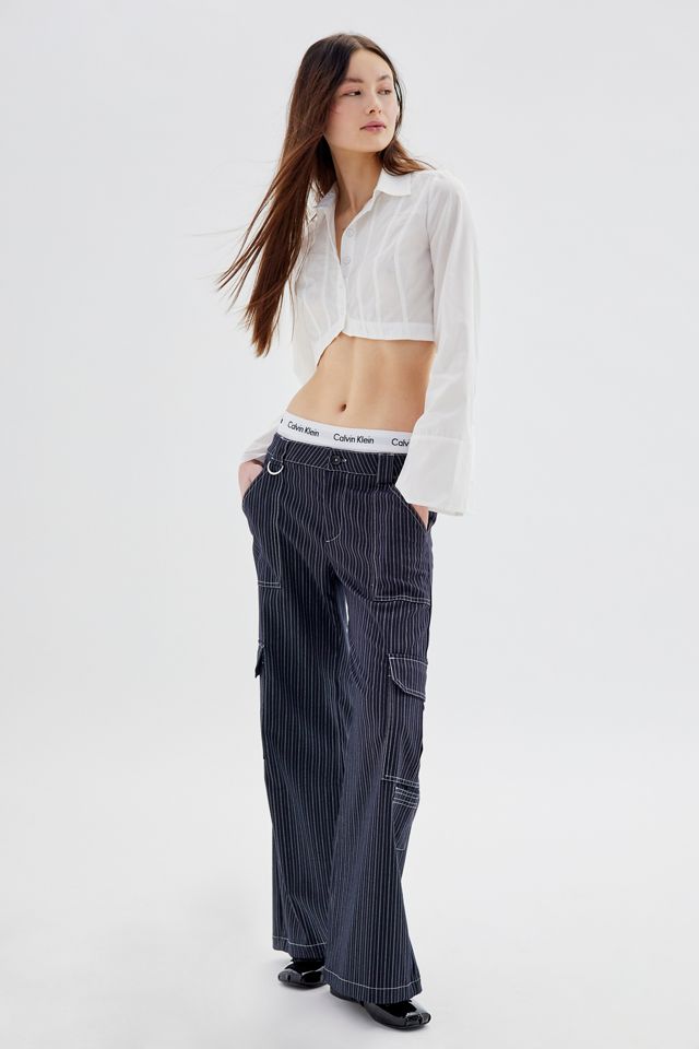 UO Fallon Open-Back Button-Down Top | Urban Outfitters