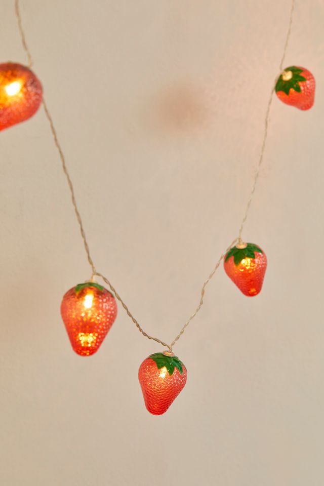 Strawberry String Lights | Urban Outfitters