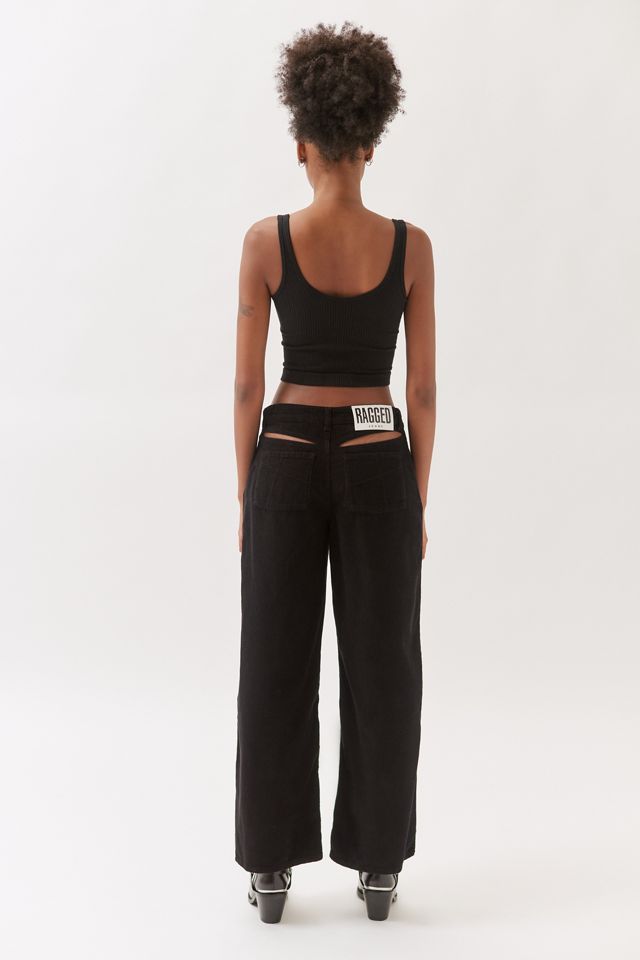 The Ragged Priest Release Corduroy Cutout Pant | Urban Outfitters