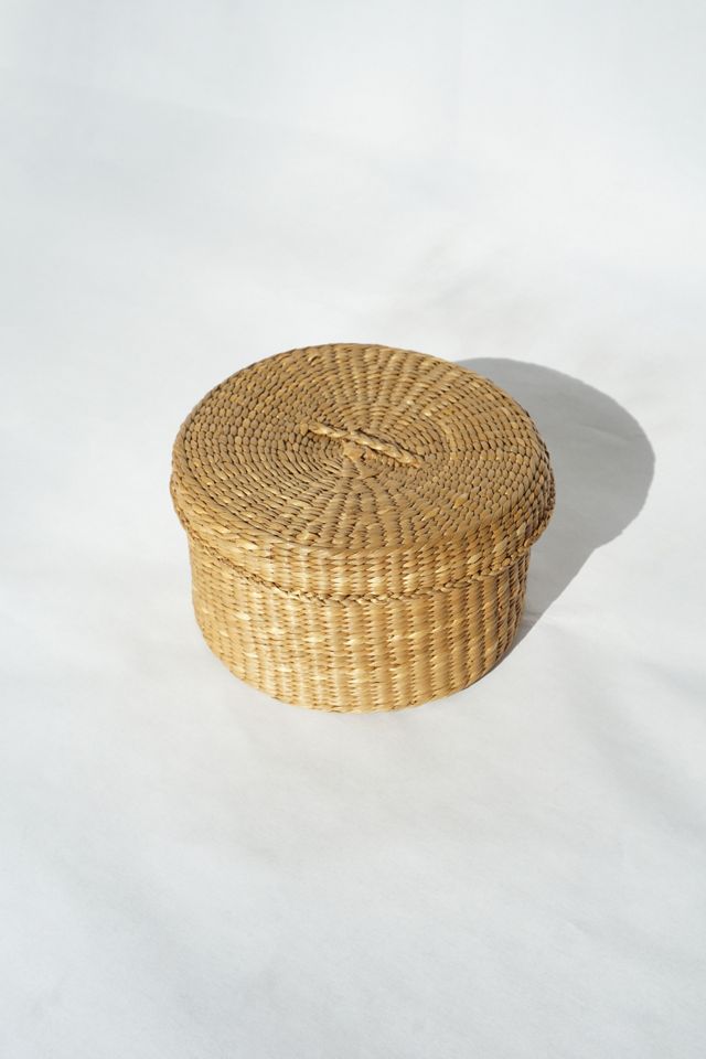 Vintage Lidded Mini Basket | Urban Outfitters