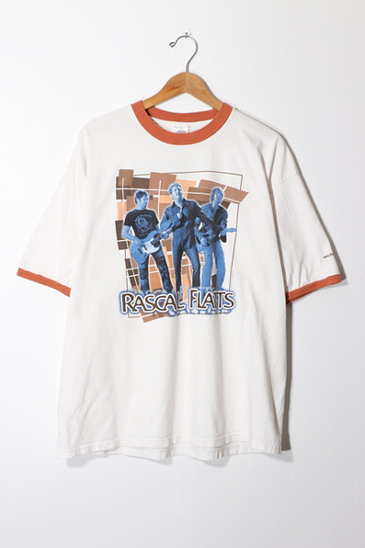 Vintage Rascal Flatts Tour Tipped T-shirt | Urban Outfitters