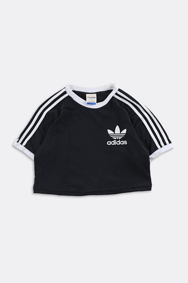 Frankie Collective Rework Adidas Crop Tee 019 | Urban Outfitters