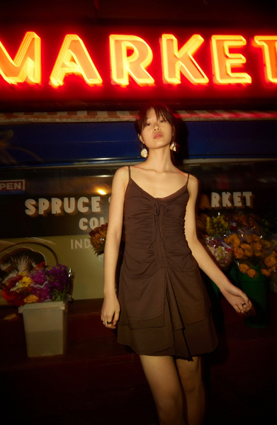 UO Roxy Drop-Waist Mini Dress | Urban Outfitters