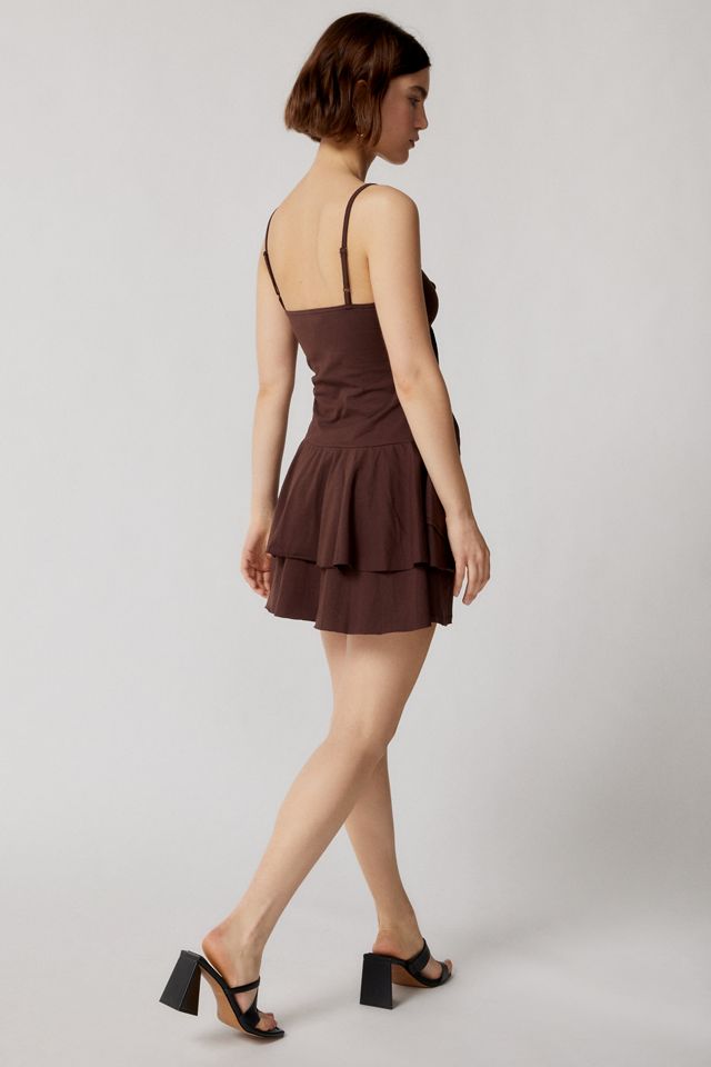 UO Roxy Drop-Waist Mini Dress | Urban Outfitters