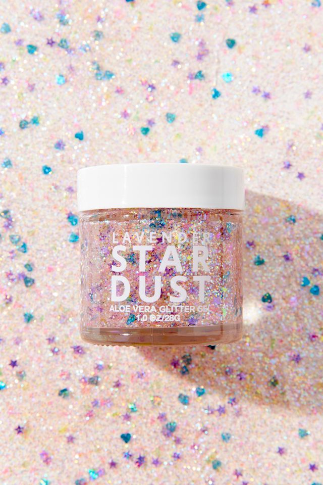 Lavender Stardust Aloe Vera Glitter Gel | Urban Outfitters