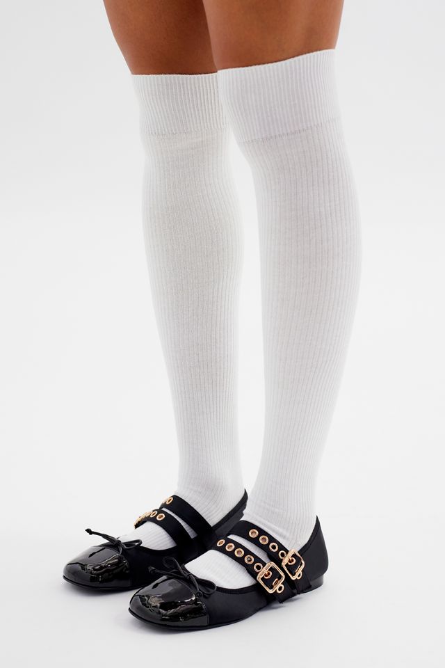 Ribbed Thigh High Sock | Urban Outfitters
