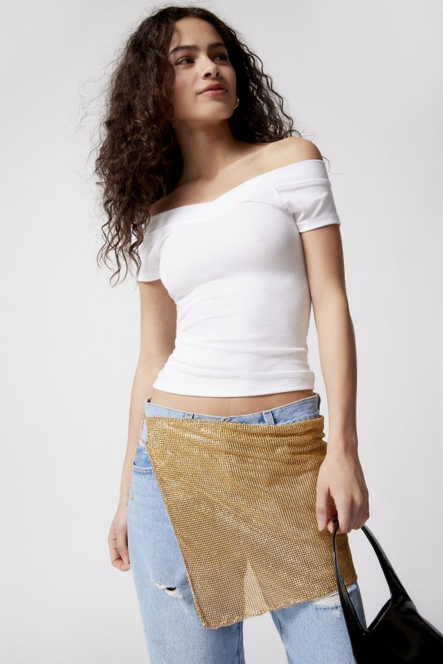 Bdg Shannen V Neck Top Urban Outfitters Canada
