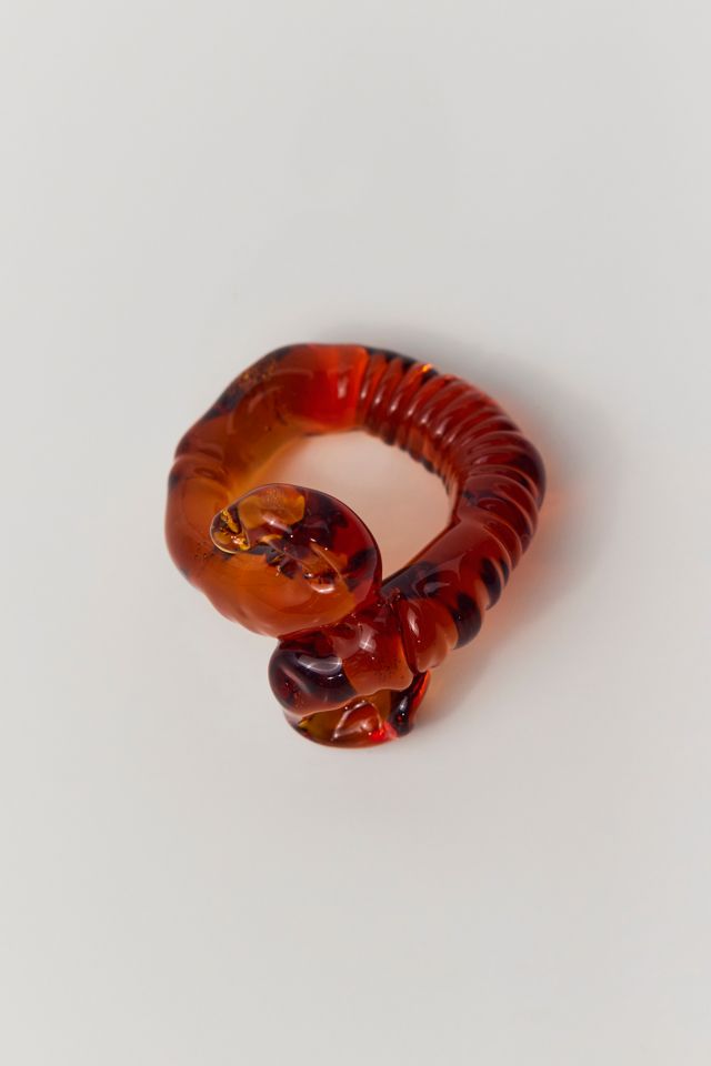Levens Jewels Stalagtitie Snake Glass Ring | Urban Outfitters