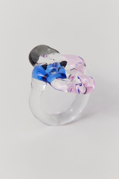 Levens Jewels Sponge Glass Ring | Urban Outfitters