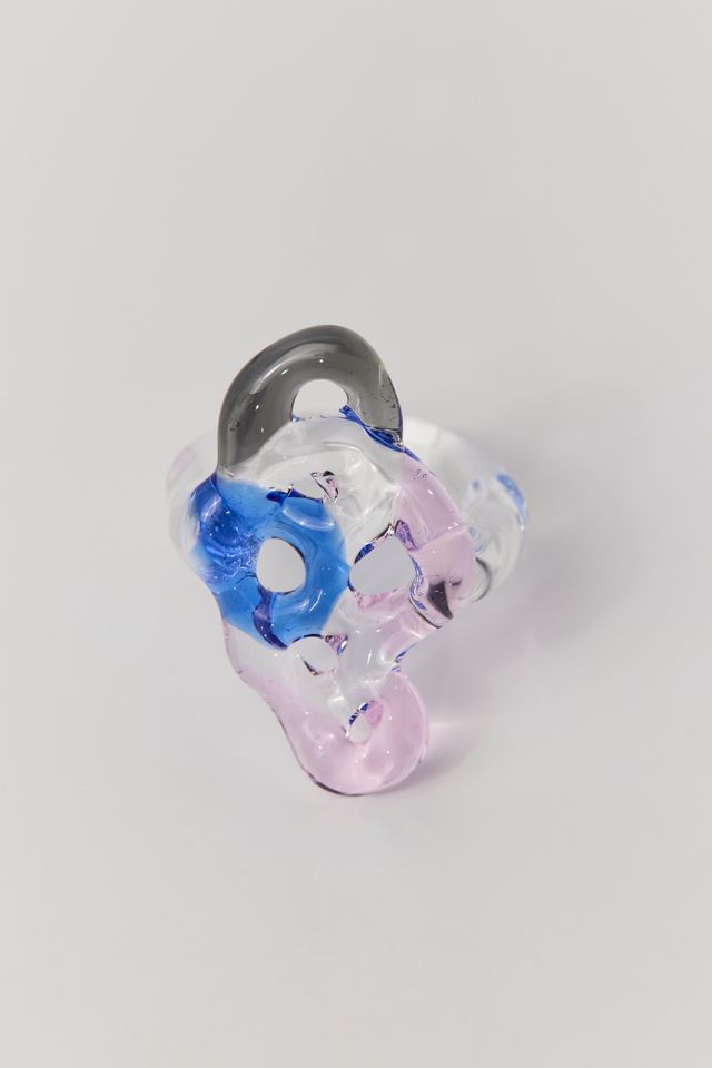 Levens Jewels Sponge Glass Ring | Urban Outfitters