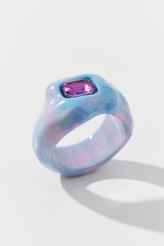 Rhinestone Acrylic Ring | Urban Outfitters