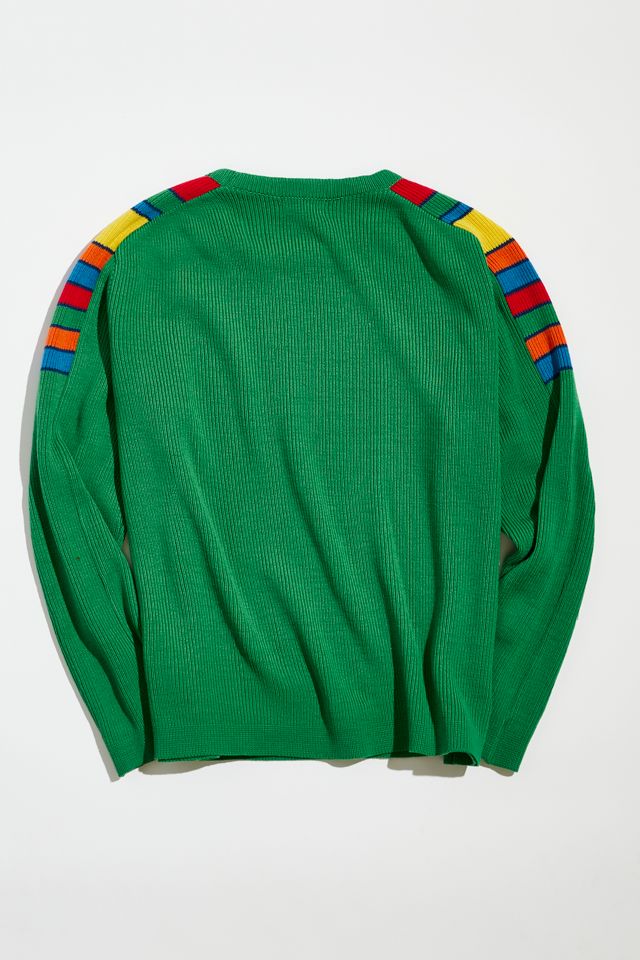 Vintage Color Pop Stripe Crew Neck Sweater | Urban Outfitters