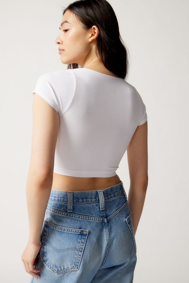 Out From Under Seamless Ruched Cropped Top | Urban Outfitters
