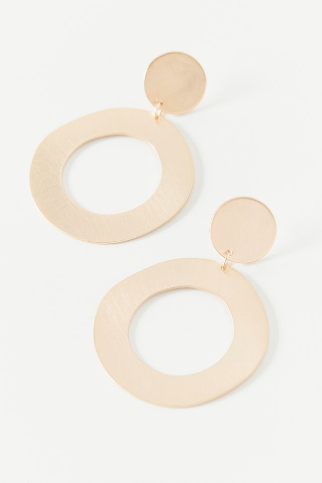 Round & Round Statement Drop Earring | Urban Outfitters