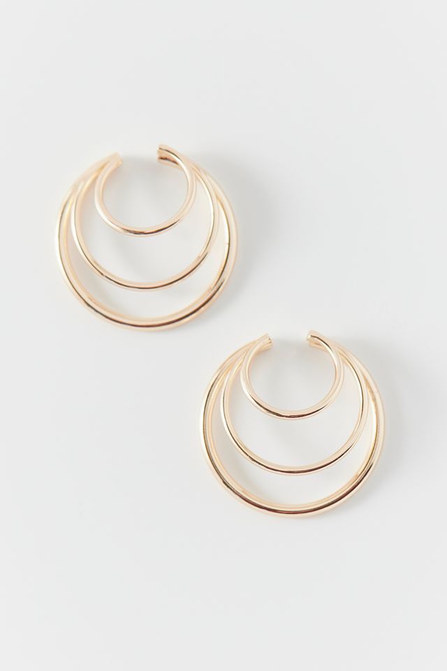 Triple Hoop Ear Cuff Set | Urban Outfitters