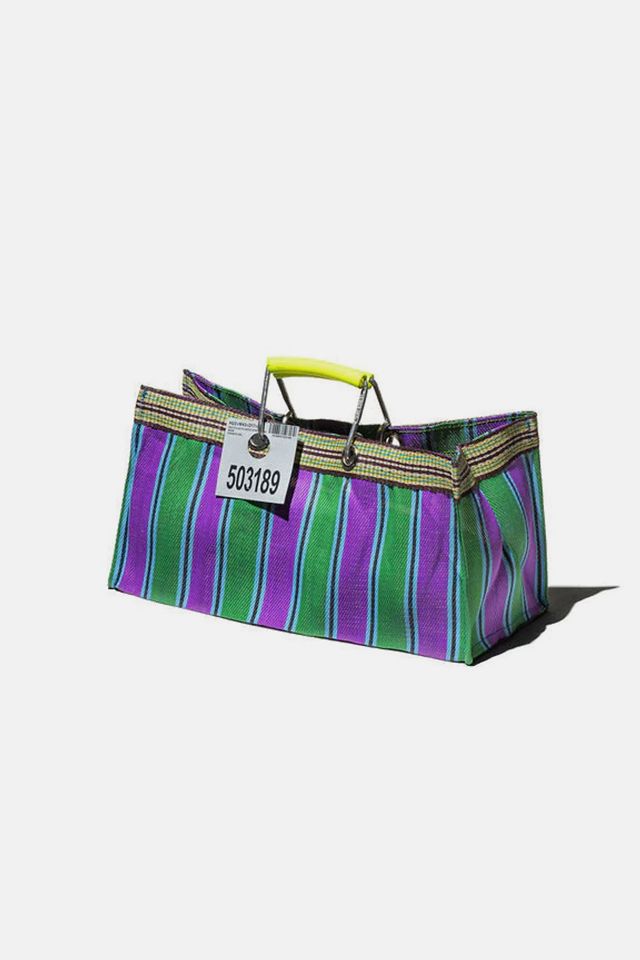 Puebco Wide Recycled Plastic Stripe Bag | Urban Outfitters