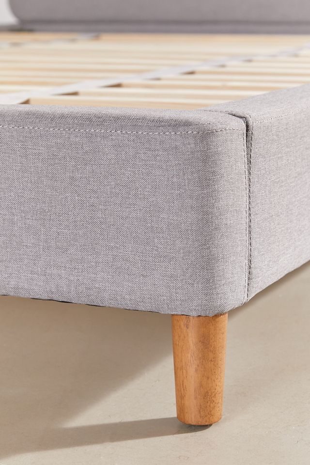 Riley Performance Linen Platform Bed | Urban Outfitters