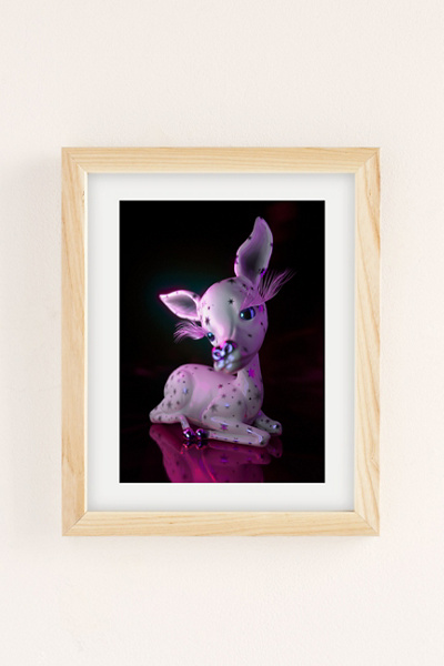 Urban Outfitters Sarah Ann Banks Baby Deer Art Print In Neutral At ...