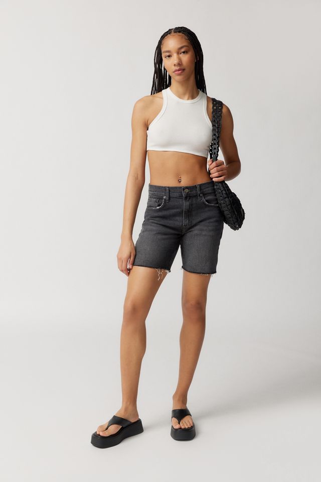 BDG Andie Longline Cutoff Denim Short | Urban Outfitters