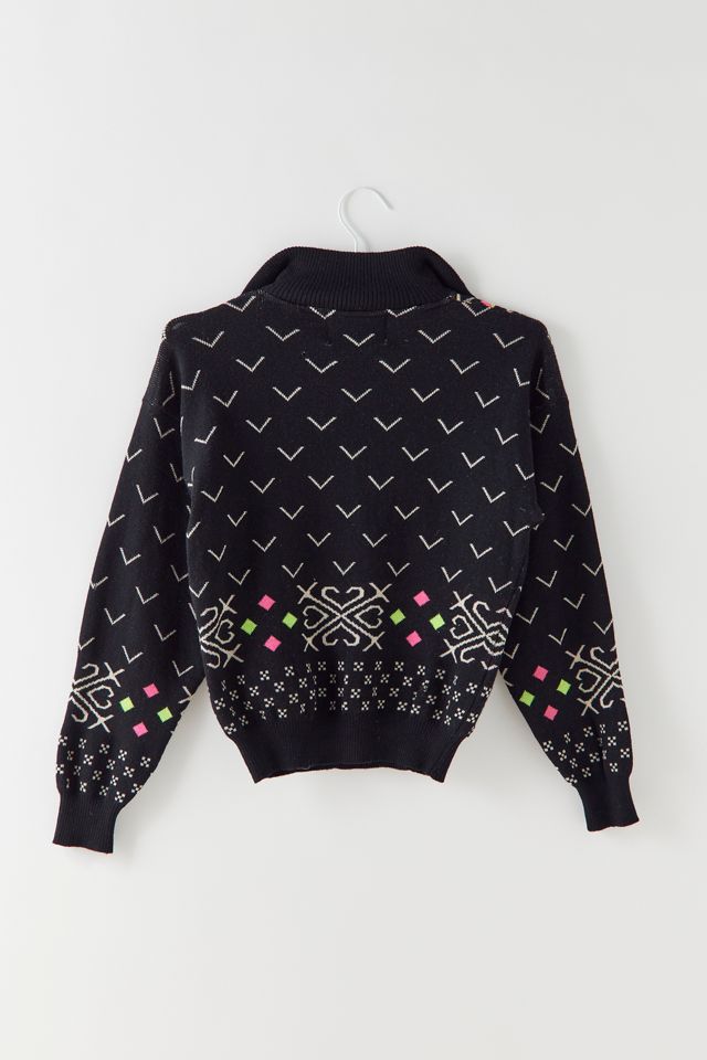 Vintage Sun Valley Quarter Zip Sweater | Urban Outfitters