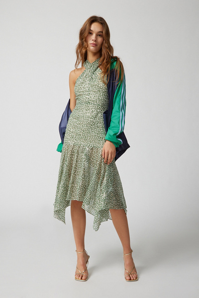 En Saison Regis Printed Midi Dress | Urban Outfitters