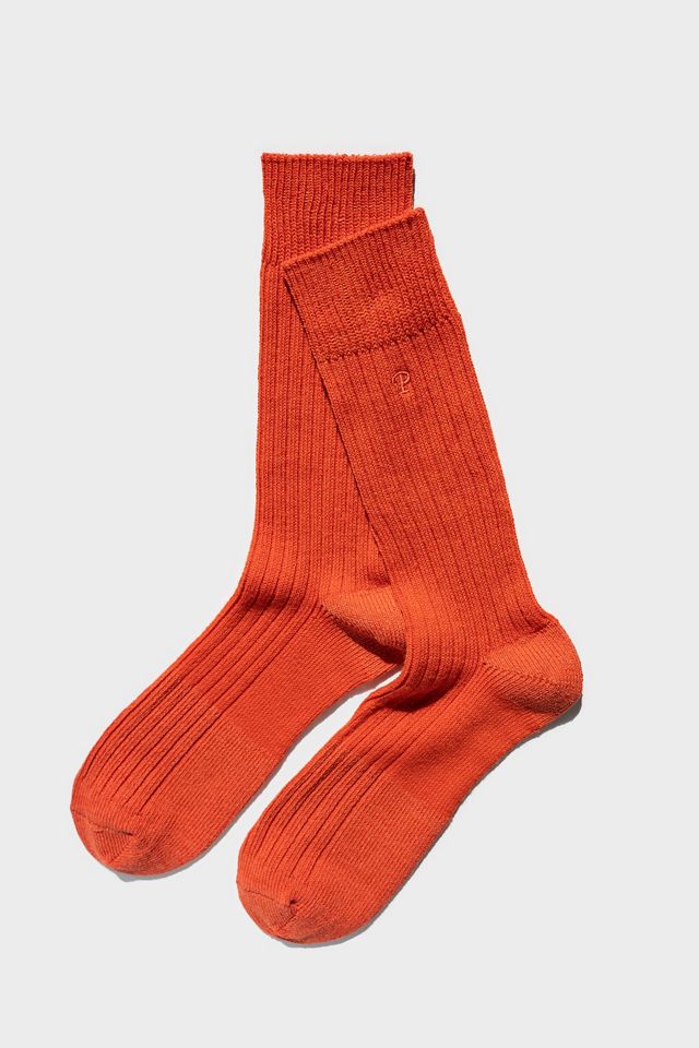 PAPER PROJECT Superwash Wool Rib Crew Socks | Urban Outfitters