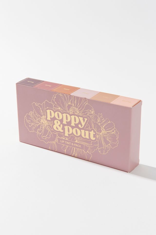 Poppy & Pout Lip Tint 6-Pack | Urban Outfitters