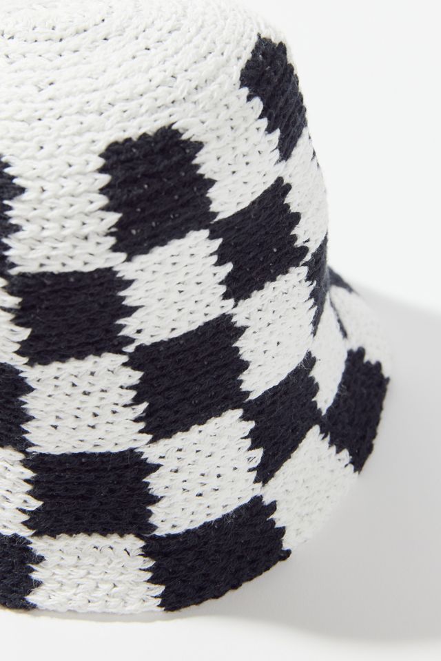 Checkered Crochet Bucket Hat | Urban Outfitters Canada