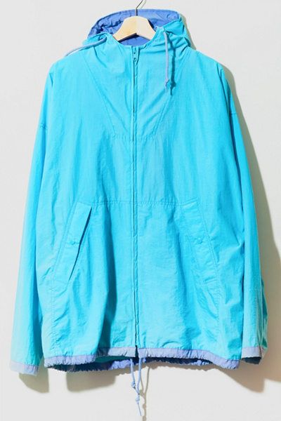 Vintage 1990s Gap Oversized Two Tone Zip Up Windbreaker | Urban Outfitters