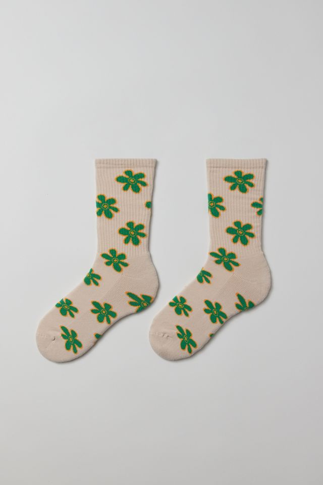 Doodle Flower Crew Sock | Urban Outfitters
