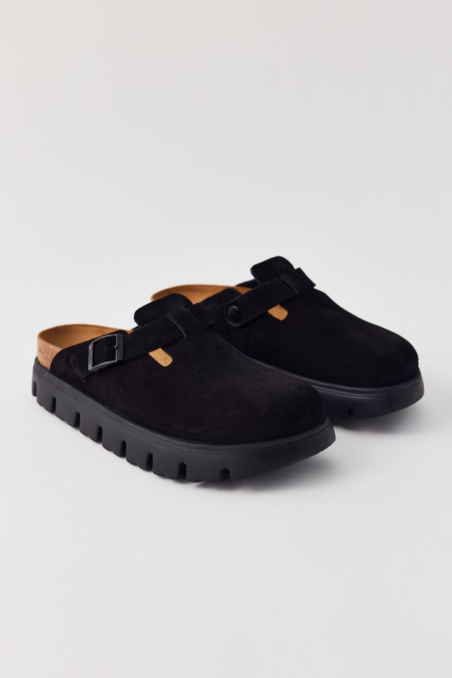 Birkenstock Papillio Boston Chunky Suede Clog | Urban Outfitters