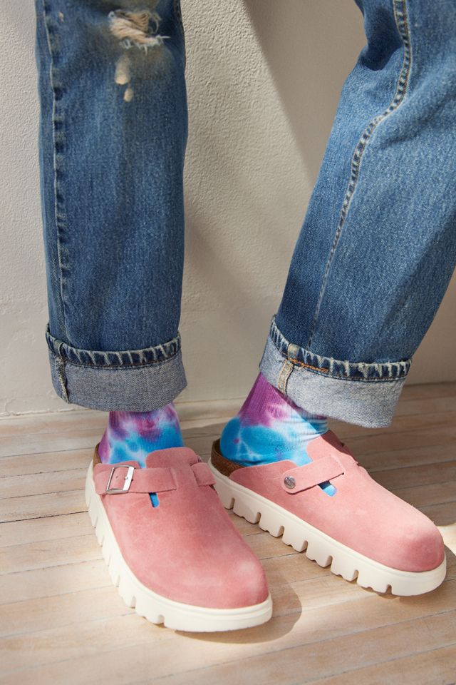 Birkenstock Boston Chunky Suede Clog | Urban Outfitters