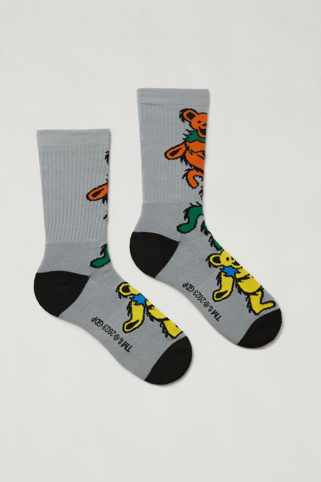 Grateful Dead Dancing Bear Crew Sock | Urban Outfitters