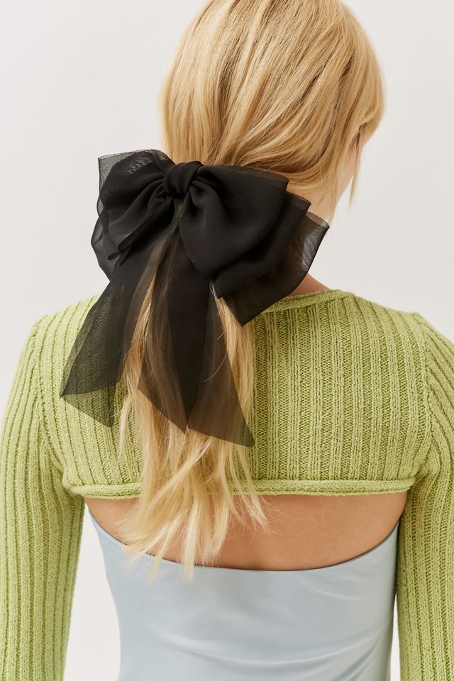 Sheer Bow Barrette | Urban Outfitters
