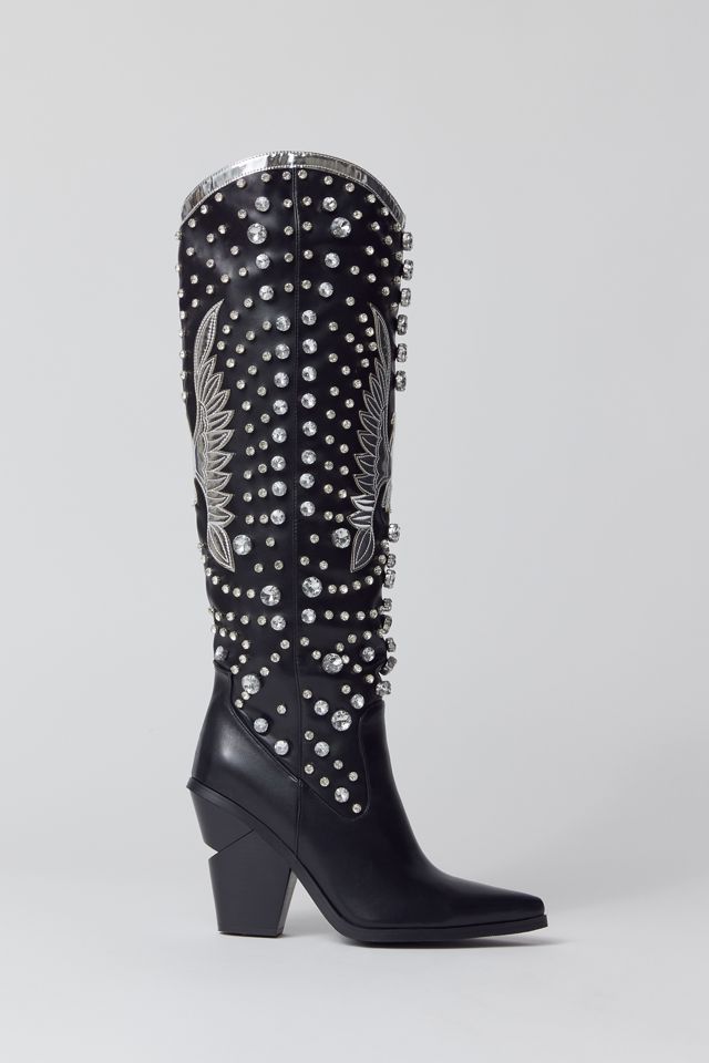 Azalea Wang Upbeat Rhinestone Cowboy Boot | Urban Outfitters