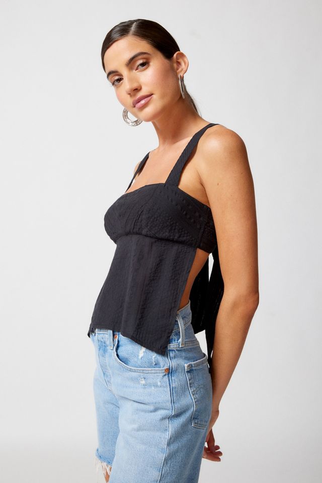 Ecote Jana Tie-Back Top | Urban Outfitters Canada