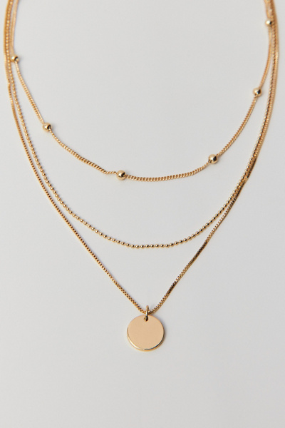 Delicate Disc Layering Necklace | Urban Outfitters