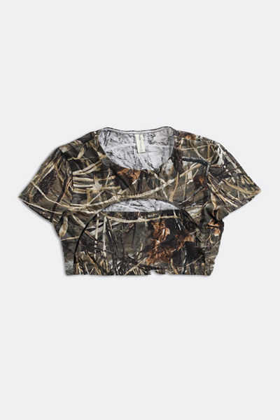 Frankie Collective Rework Camo Cut Out Tee 011 | Urban Outfitters