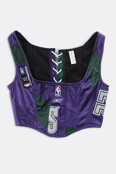 Frankie Collective Rework Bucks NBA Corset 004 | Urban Outfitters