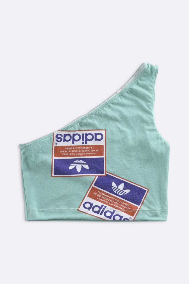 Frankie Collective Rework Adidas One Shoulder Tank 041 | Urban Outfitters
