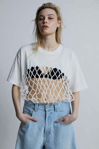 UO All Tied Up Macrame Top | Urban Outfitters